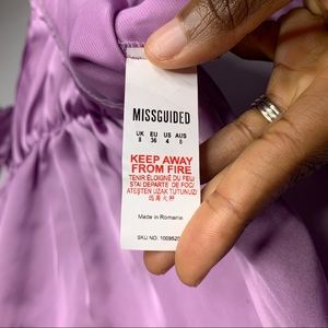 Missguided | Tops | Missguided Asymmetrical Purple Long Sleeve Blouse ...